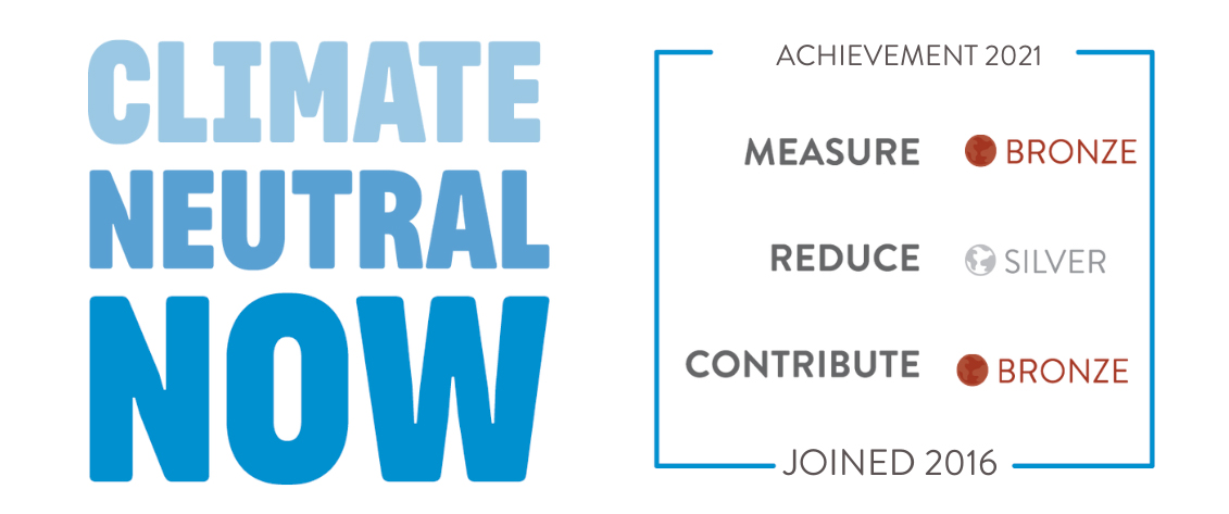 ALLCOT, committed to the Climate Neutral Now initiative